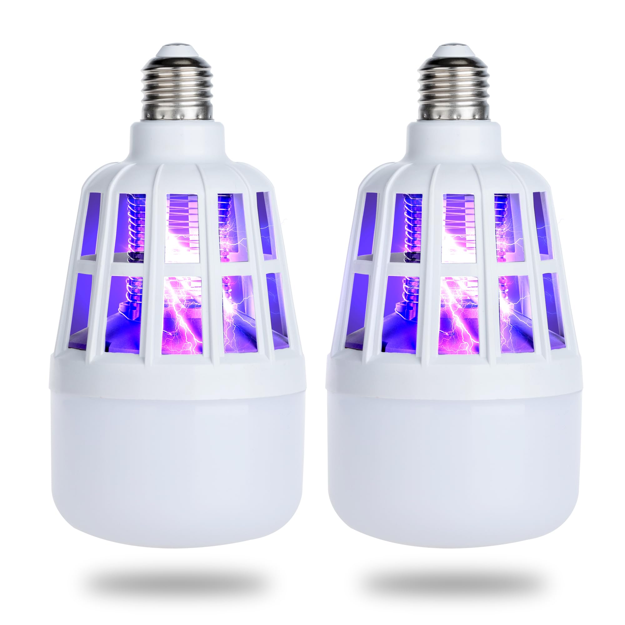 Bug Zapper Light Bulb 2-in-1 LED Mosquito Killer Lamp – Electronic Insect and Fly Killer, Ideal for Entryways, Doors, Corridors, Balconies, and Patios