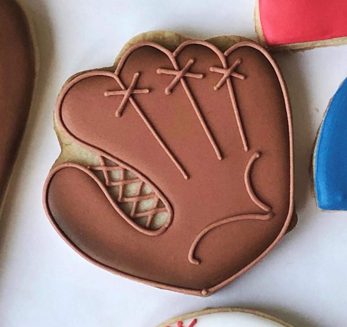 Baseball Glove Cookie Cutter 3.75" Made in USA by Ann Clark