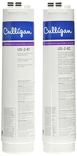 CULLIGAN US-2-R 2CT 2Stag WTR Cartridge, 2 Count (Pack of 1), White