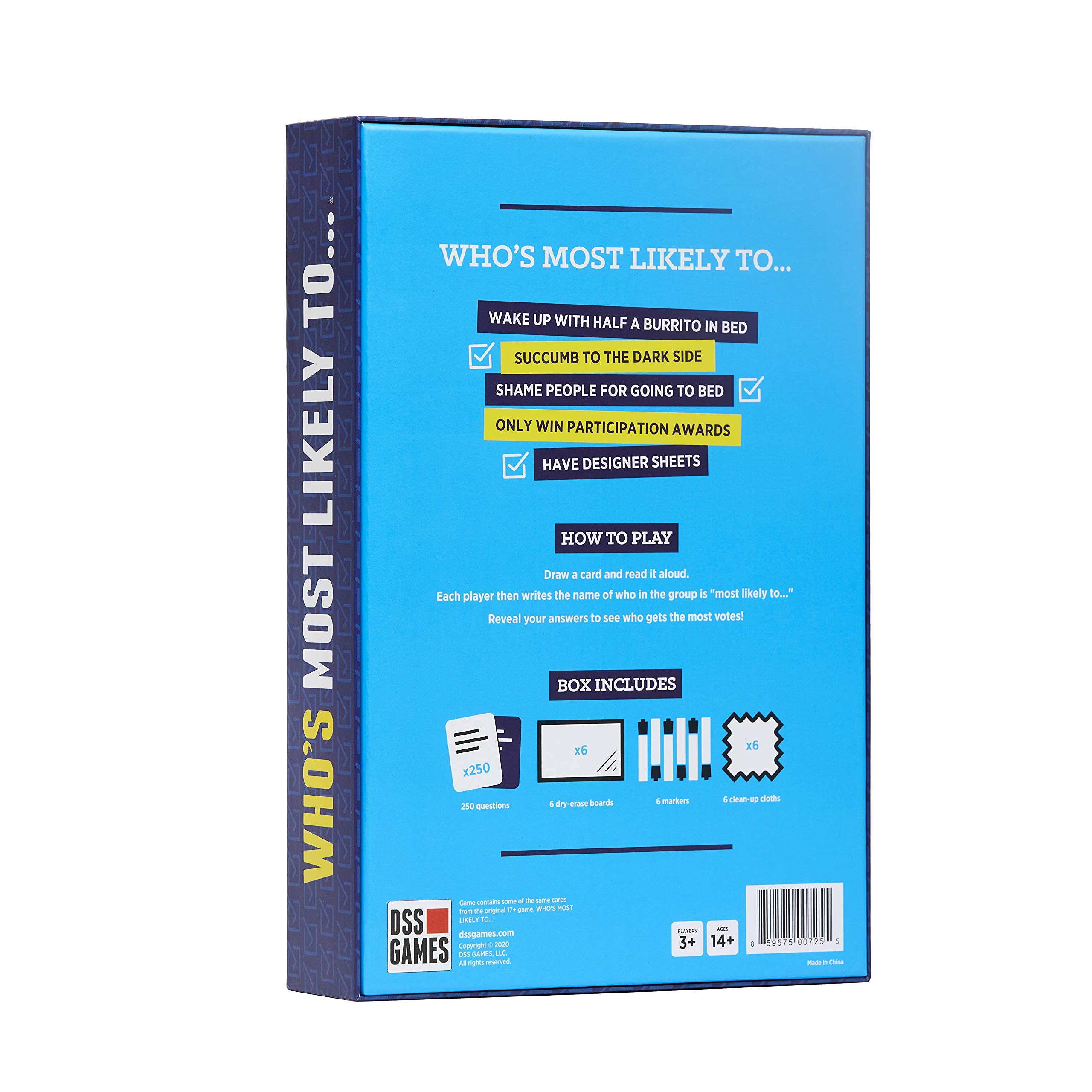 DSS Games Who's Most Likely to... Voting Edition [A Party Game] for Friends and The Whole Family
