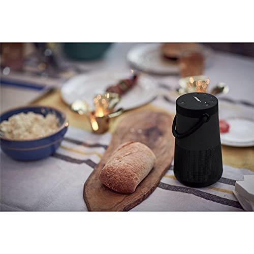 Bose SoundLink Revolve+ II Bluetooth Speaker, Triple Black with Charging Cradle