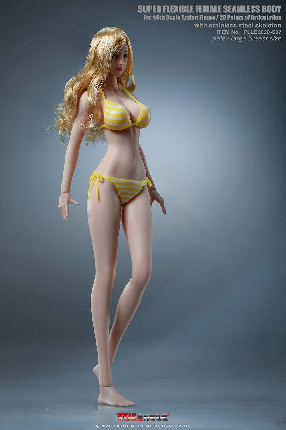 i8 TOYS Phicen TBLeague PLLB2020-S37A 1/6 Scale Phicen Female Seamless Body for 12 inch Action Figure Suntan Shik Without Head Sculpt