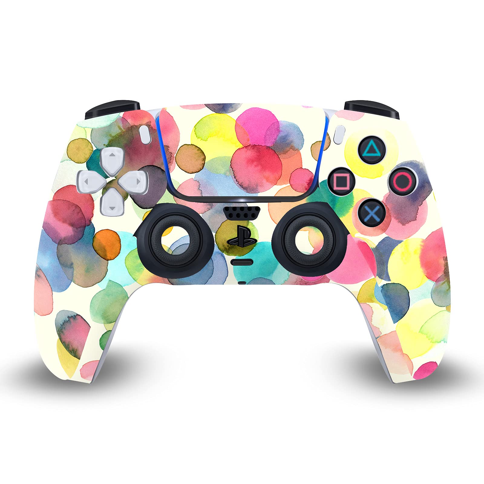 Head Case Designs Officially Licensed Ninola Dots Art Mix Vinyl Faceplate Sticker Gaming Skin Decal Cover Compatible With Sony PlayStation 5 PS5 Digital Edition Console and DualSense Controller