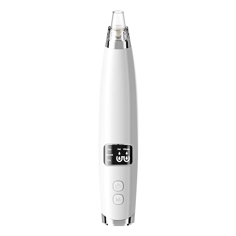 Blackhead Remover Pore Vacuum,Upgraded Facial Pore Cleaner,Electric Acne Whitehead Extractor Tool,USB Rechargeable Blackhead Vacuum Kit for Women & Men