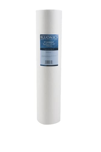 Bluonics UV Ultraviolet Light + Sediment & CTO Carbon Filter Set for our Well Water System > 4pcs 4.5" x 20" Whole House Cartridges