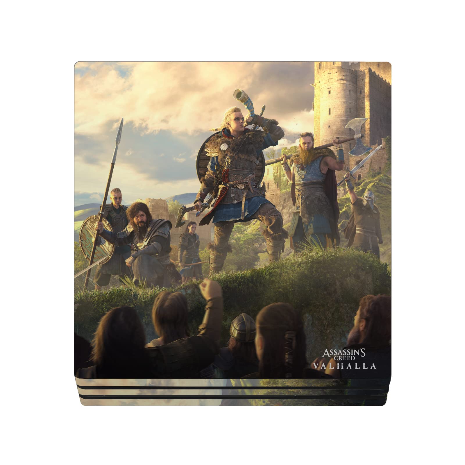 Head Case Designs Officially Licensed Assassin's Creed Female Eivor Raid Leader Valhalla Key Art Matte Vinyl Sticker Gaming Skin Decal Cover Compatible With Sony PlayStation 4 PS4 Pro Console