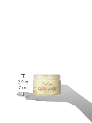 SheaMoisture Leave-In Conditioner with Pure Jamaican Black Castor Oil for Damaged, Over-Processed Hair - Softens and Detangles, 11.5 oz