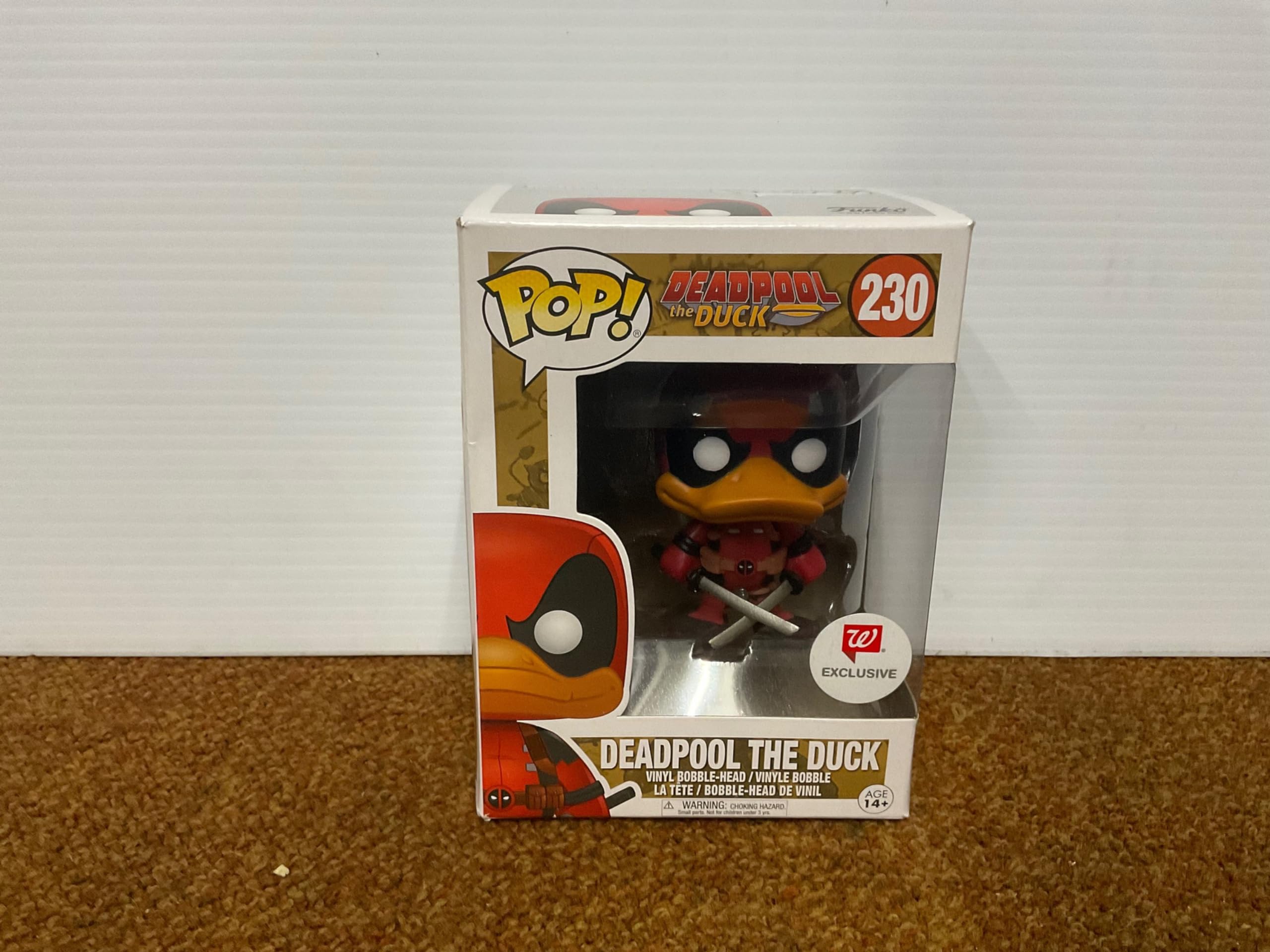 Deadpool Funko Pop Duck The Duck Exclusive Vinyl Figure