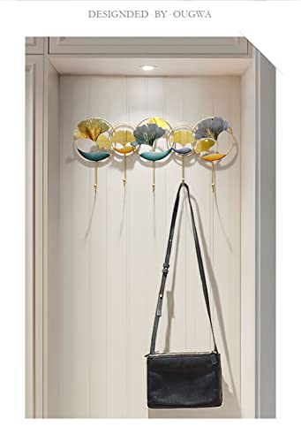 BBSJ Nordic Bedroom Door Back Hook Fashion Entry Porch Coat Hook Free Punching Metal Coat Hook Wall Hanging