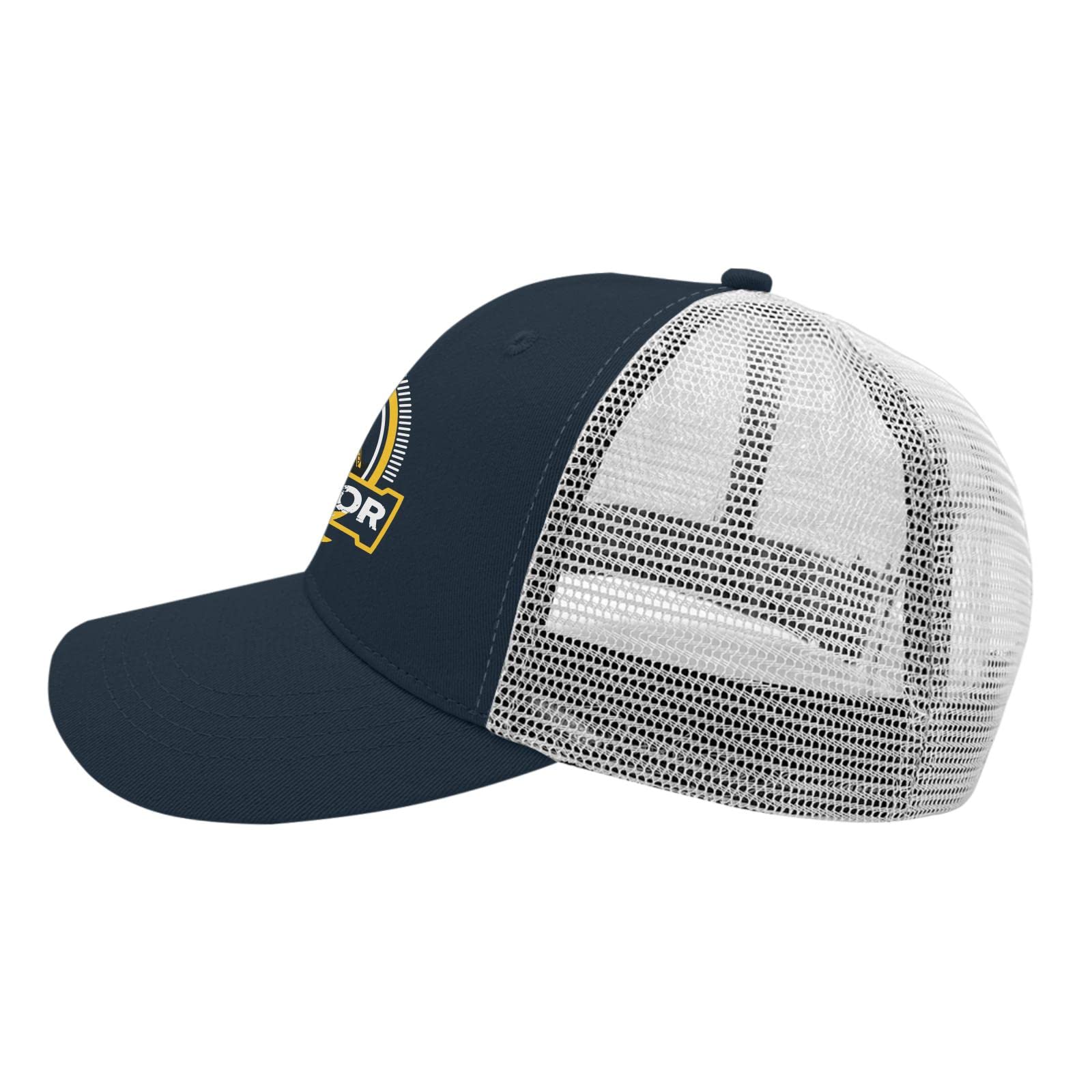 Aumgo Construction Workers Funny Hats for Men Trucker Cap Trucker Hat Men I Run Hoes for Money Trucker Cap for Women Marine Blue, One Size-Medium