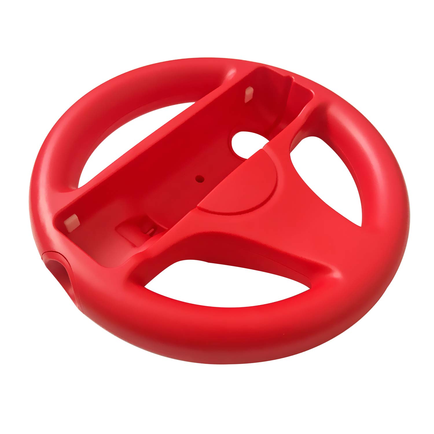 AreMe 2 Pack Racing Steering Wheel for Wii and Wii U Remote Controller (Green+Red)