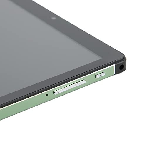 AUHX 10.1 Inch Tablet, Green 10.1 Inch 1960x1080 IPS 8800mAh 100240V HD Tablet for Study for 12 (US Plug)