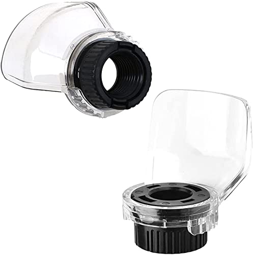 Bestgle 4 pcs Rotary Tool Shield Attachment, Safety Protective Cover Transparent Cover Shield Kit Accessories Wood Metal Cutting Sanding Polishing for Rotary Grinder
