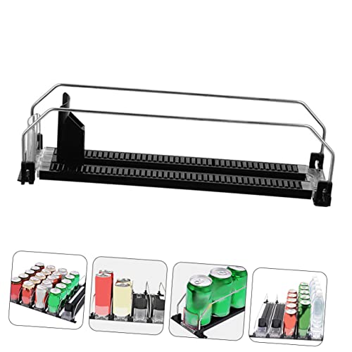Cabilock Vending+Machines Beverage Organizer Glide Freezer Organizer Drink Manager Freezer Plastic 3pcs Vending Machine Plastic Organizers Plastic Organizer Drink Sliding Organizer