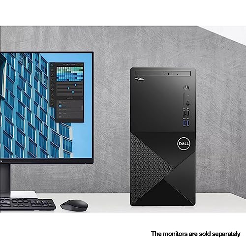 Dell Vostro 3910 Business Desktop Computer, 12th Gen Intel Core i5-12400 Processor, 16GB DDR4 RAM, 1TB PCIe SSD, WiFi 6, DVD-RW, Display Port, HDMI, Windows 11 Pro, Black