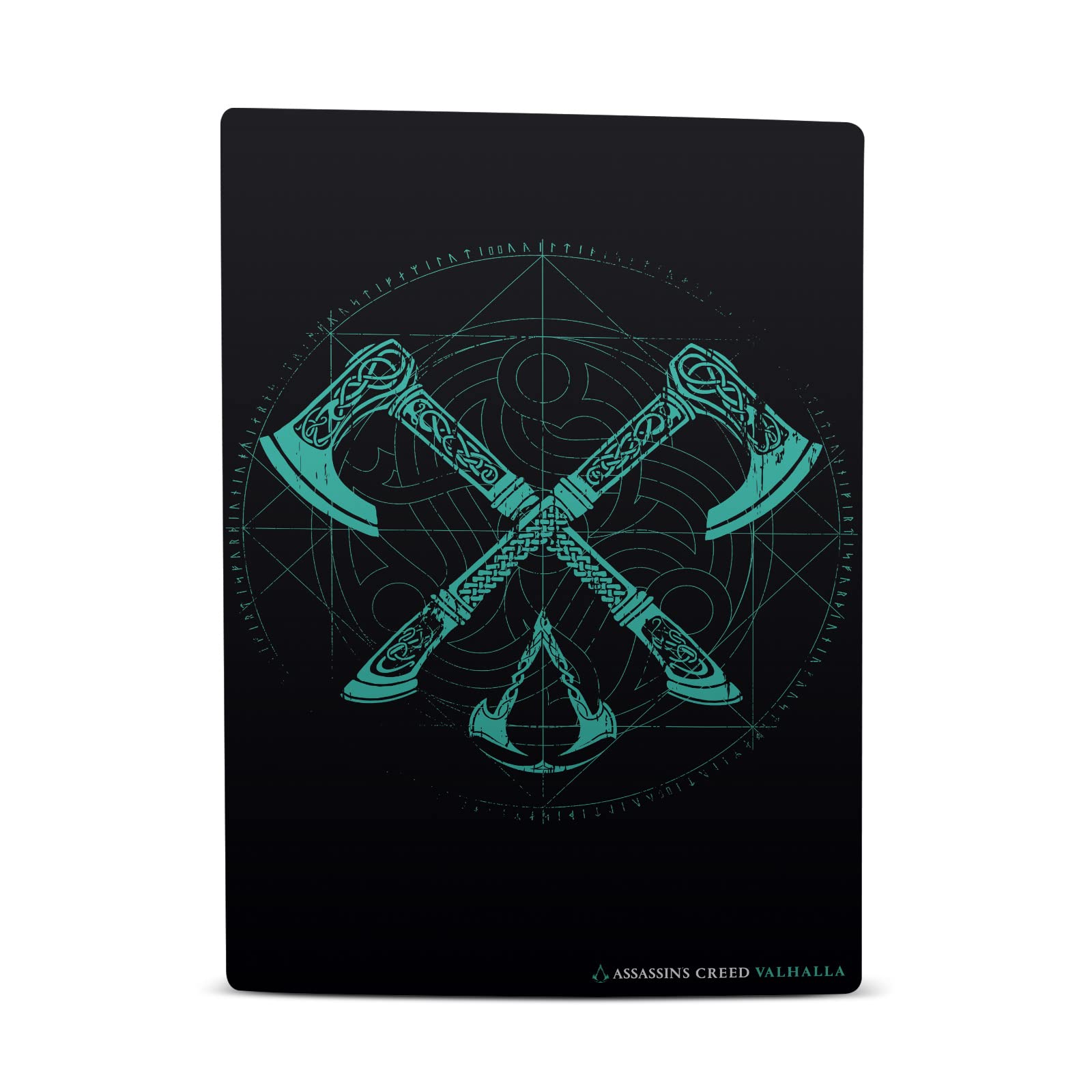 Head Case Designs Officially Licensed Assassin's Creed Dual Axes Valhalla Key Art Matte Vinyl Faceplate Sticker Gaming Skin Decal Cover Compatible With Sony PlayStation 5 PS5 Digital Edition Console
