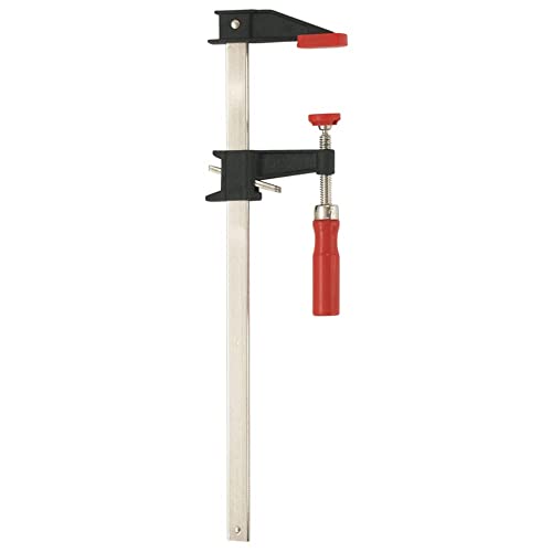 Bessey Clutch Style Bar Clamps - 24 In 600 lb - GSCC2.524- Woodworking Clamps with Ergonomic Handle, Non-Marring Pads, Durable Cast-Iron Jaws & Serrated Rail for Carpentry & Cabinetry