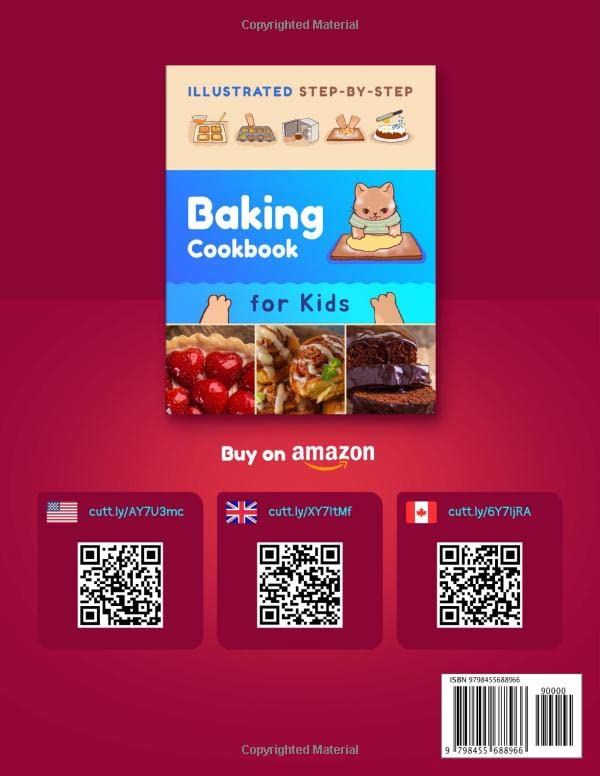 Illustrated Step-by-Step Baking Cookbook for Kids: 30 easy and delicious recipes