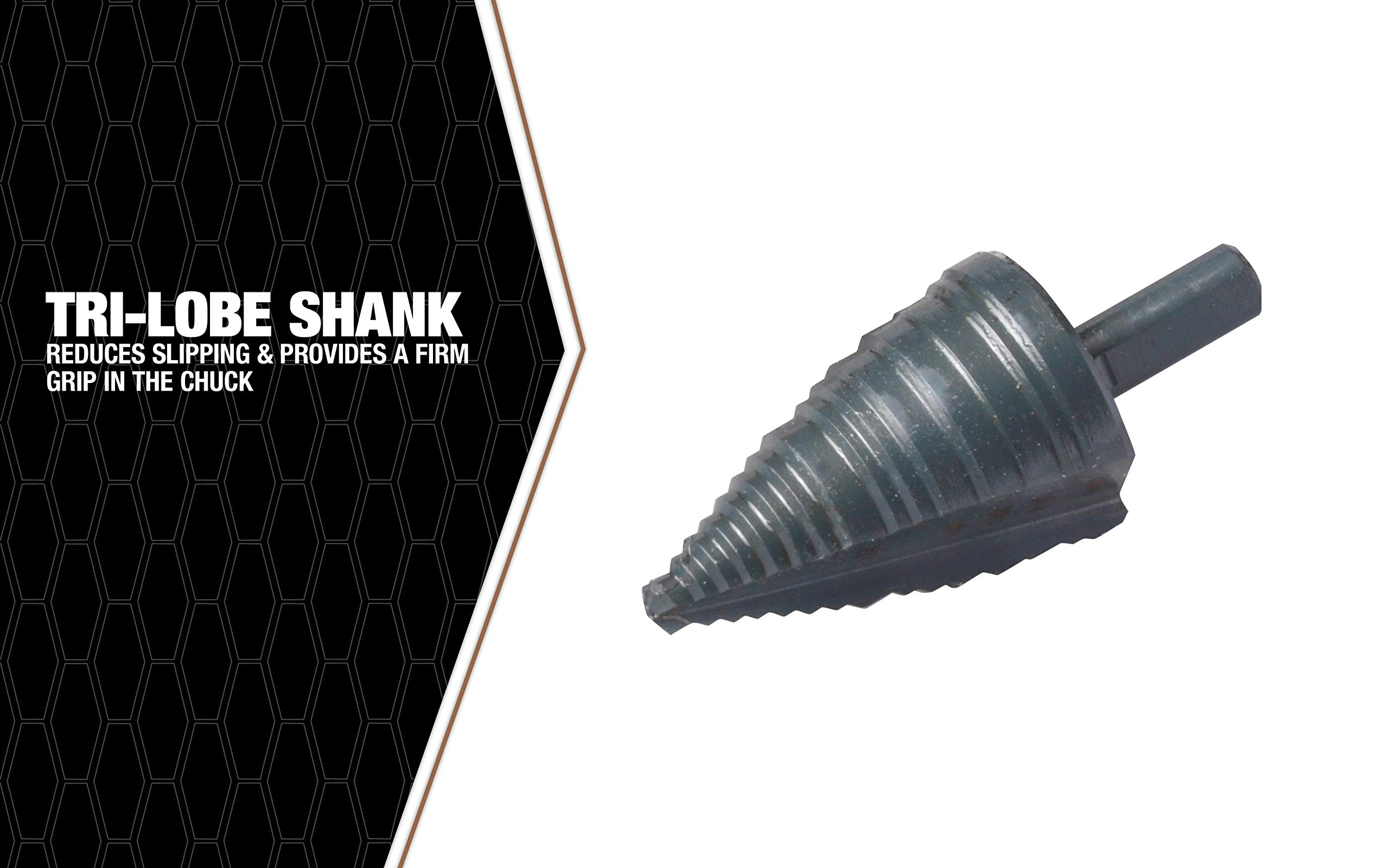 Southwire STEP BIT, DBL STRT FLUTE 1/4" TO 1-3/8"