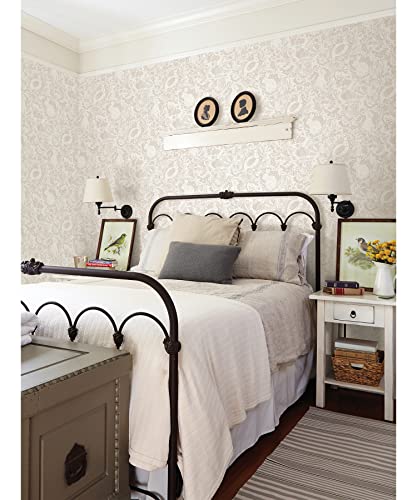 Cream Terrene Peel & Stick Wallpaper