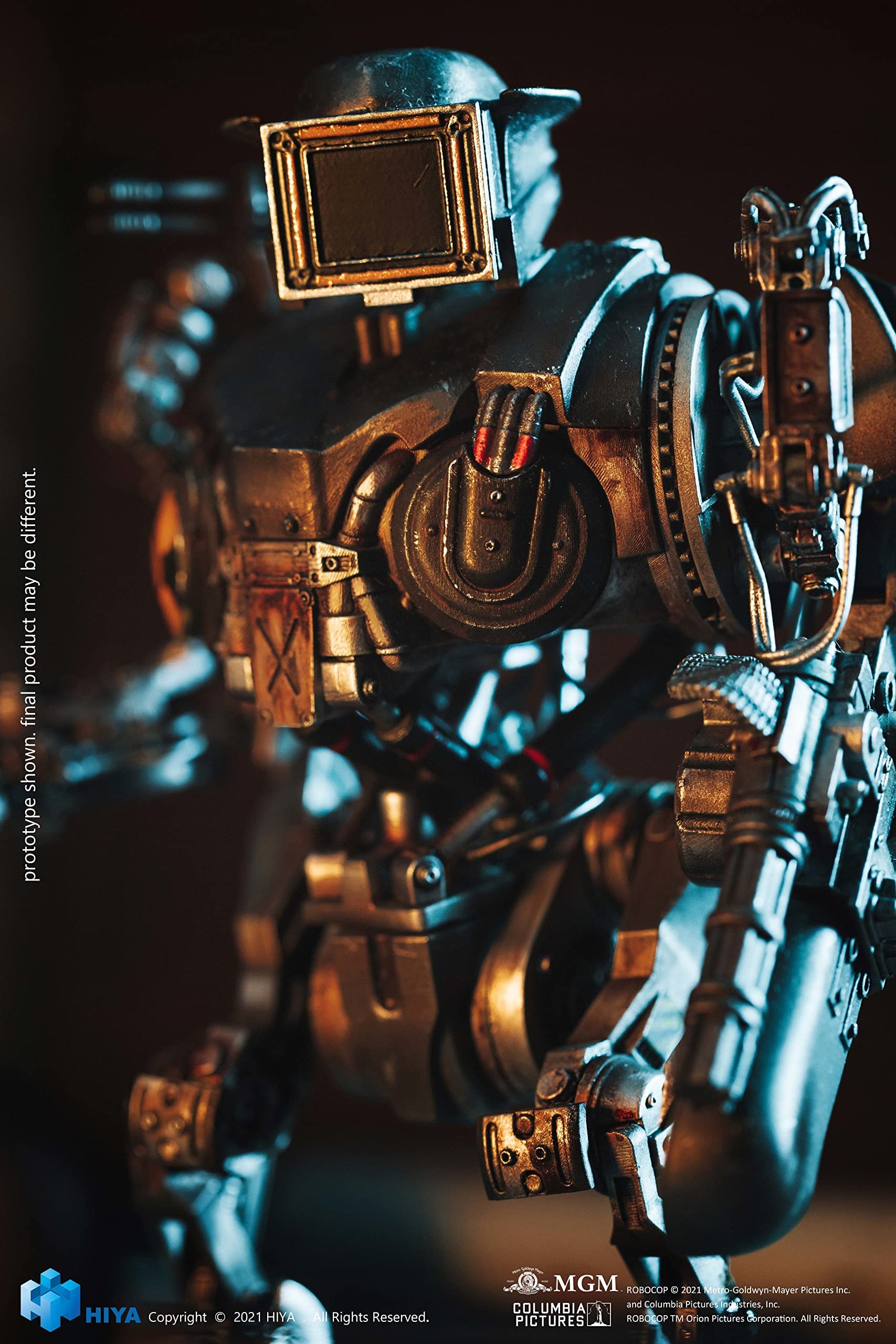 Hiya Toys Robocop 2: Battle Damaged RoboCain 1:18 Scale Action Figure Multicolor EMR0093