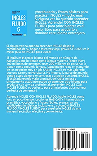 INGLÉS FLUIDO 5: El mejor método para aprender inglés (Spanish Edition)