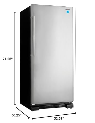 Danby DAR170A3BSLDD 17 Cuft Apartment Size Refrigerator Two See-thru Crispers Estar