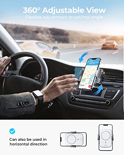 Compatible with MagSafe Car Charger, JOYROOM Fast Charging Magnetic Car Charger with MagSafe Charger Car Mount for iPhone 14 Plus/14 Pro/14 Pro Max/13 Pro Max/12 Pro Max/12/13Mini
