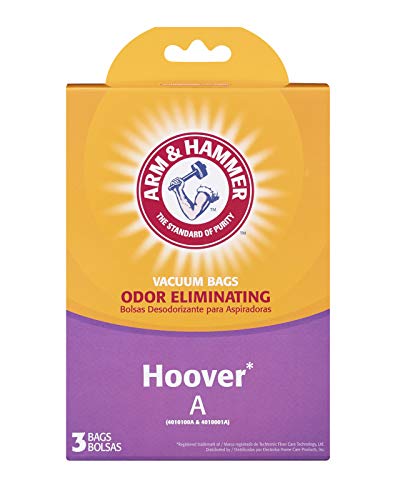 Arm & Hammer Vacuum Bag, Hoover Type A, Allergen and Odor Eliminating - 3 pack