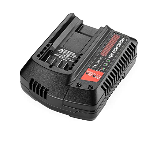 AYTXTG CMCB104 Replacement for Craftsman 20V Battery Charger,Compatible with Craftsman 20V Max V20 Lithium Battery CMCB202 CMCB204 CMCB201 CMCB206 CMCB209
