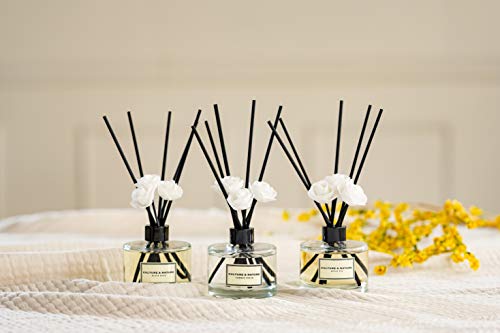 CULTURE & NATURE Reed Diffuser 6.7 oz (200ml) Black Cherry Scented Reed Diffuser Set