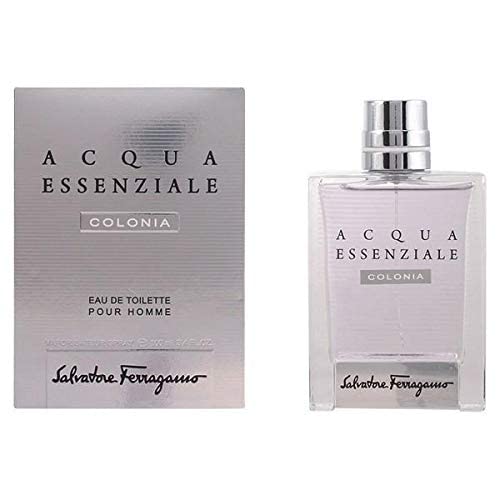 Salvatore Ferragamo Acqua Essenziale Colonia Eau de Toilette Spray for Men, 3.4 Fluid Ounce