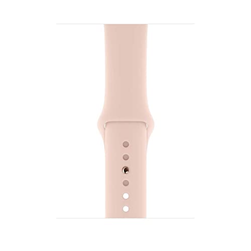Apple Watch Series 4 (GPS + Cellular, 44MM) - Gold Aluminum Case with Pink Sand Sport Band (Renewed)