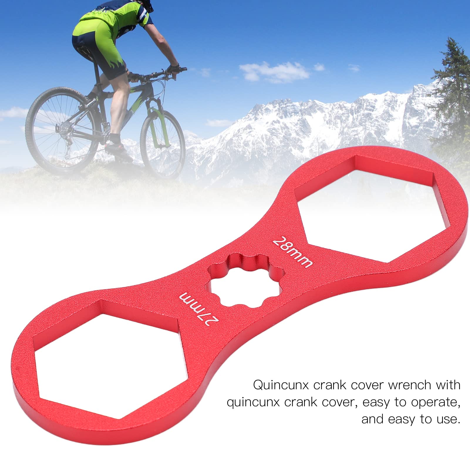 Beaswhca Mountain Bike Fork Shoulder Wrench Aluminum Alloy Mountain Bike Fork disassembly Tool Sturdy and Durable