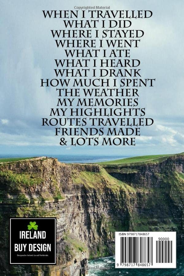 Ireland Travel – My Irish Vacation: A Journal of My Trip to The Emerald Isle