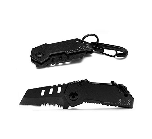 Bomber & Company B-2 Nano Blade | World's Smallest Tactical Pocket Knife EDC Multitool