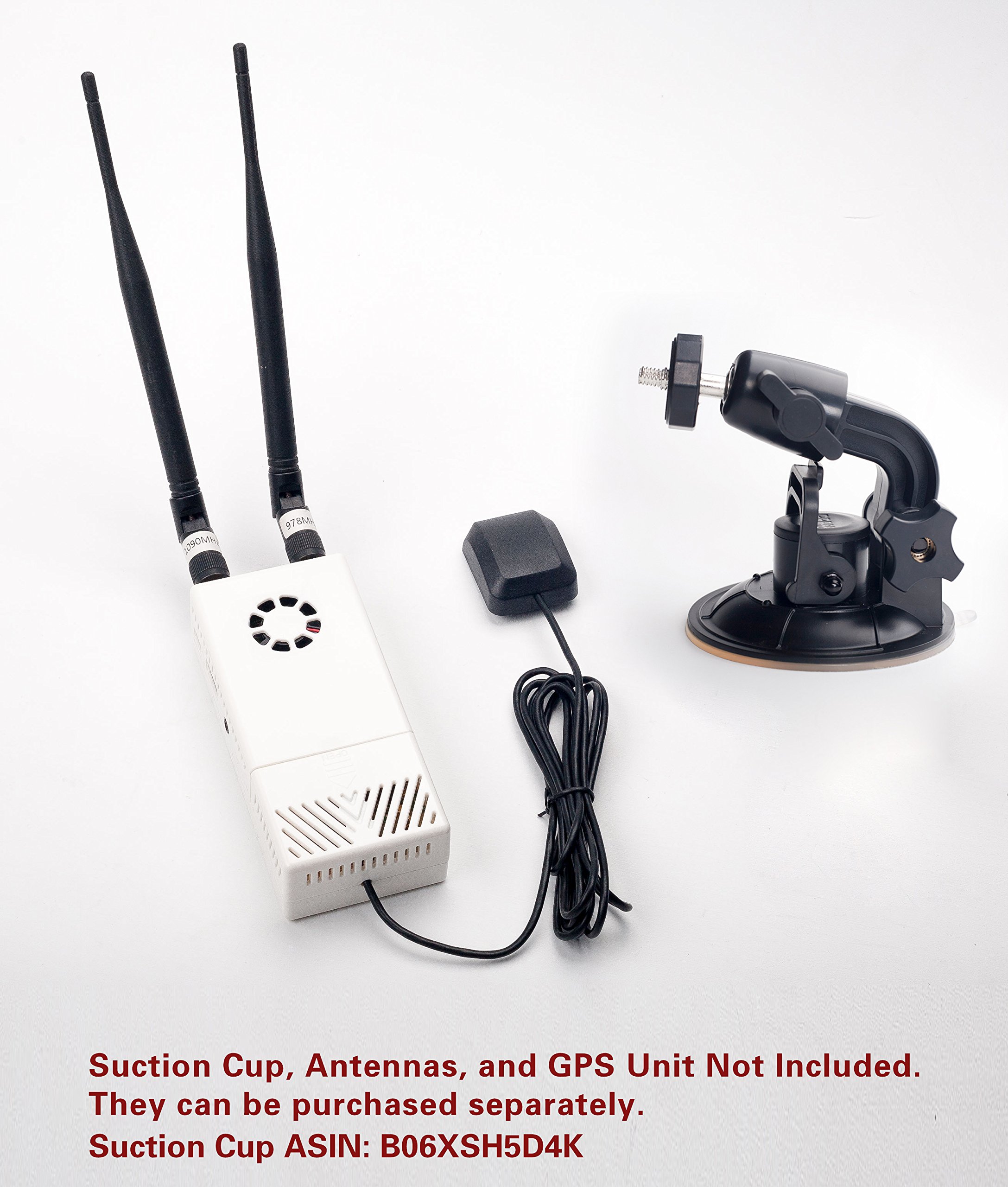 Summitlink Black Case with Fan for ADS-B Raspberry Pi DIY Kit, Matte Finish Tool Free Assembly (Does not fit AHRS)