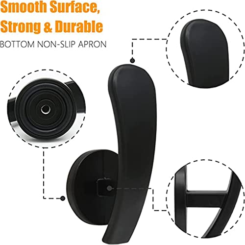 Curtain Holdbacks Wall Mounted Window Bathroom Curtain Tieback Drapery Holder Hook for Home-Kitchen Decoration Shower Curtain Holder for Clear Stick On No Screw Wall Mounted Door
