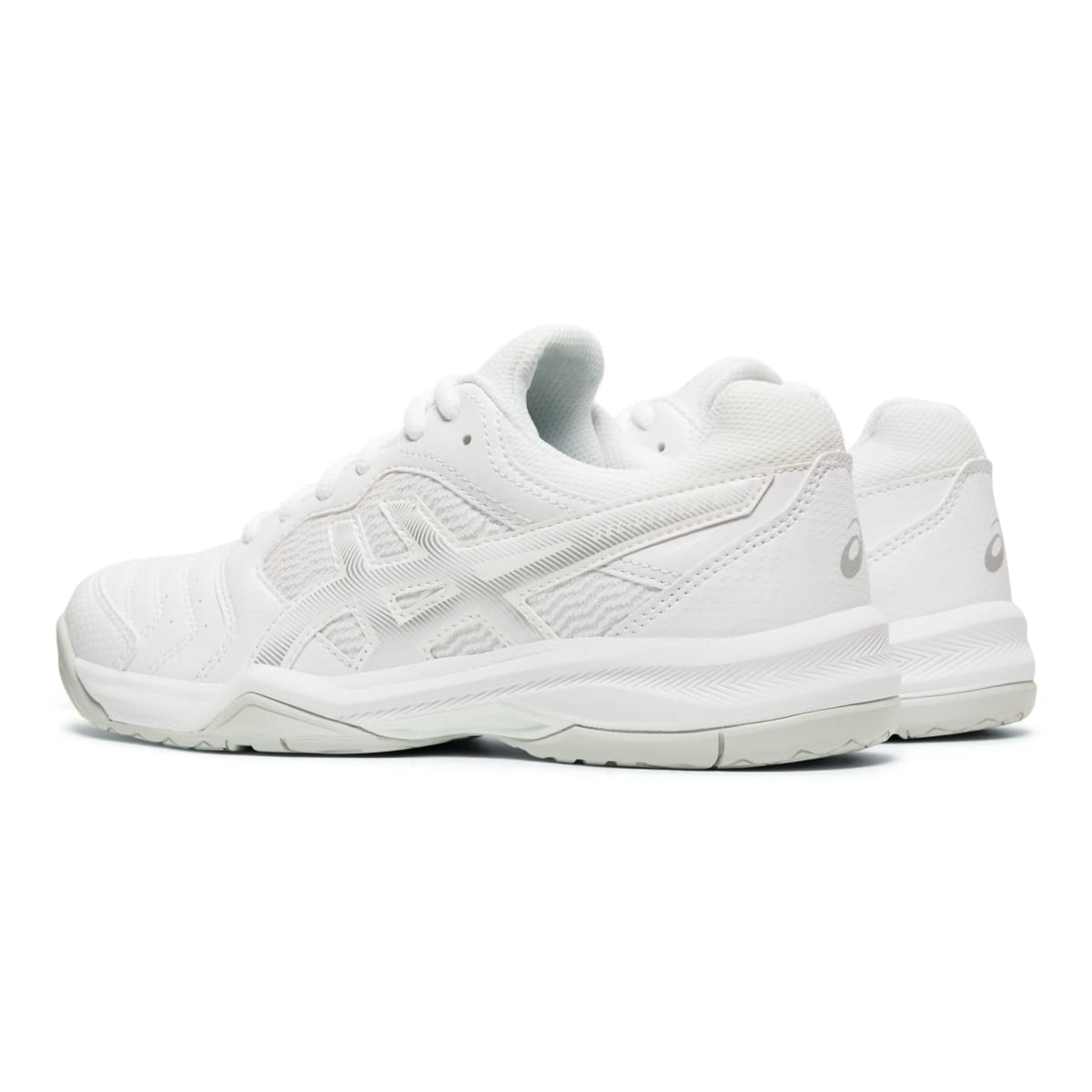 ASICS Women's Gel-Dedicate 6 Tennis Shoes, 8, White/Silver