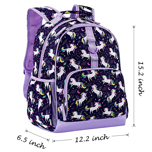 Choco Mocha 15inch Unicorn Backpack + Lunch Bag