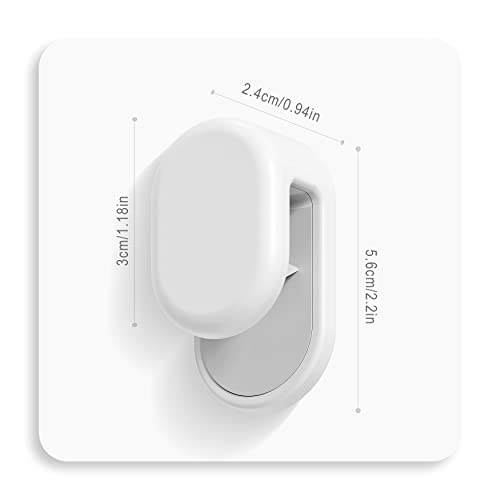 BEZOX Toothpaste Tube Holder Wall Mount Utility Hook β Face Cream Tubes Hanger Wall Mounted Tooth Paste Organizers Gripper, 3 PCS