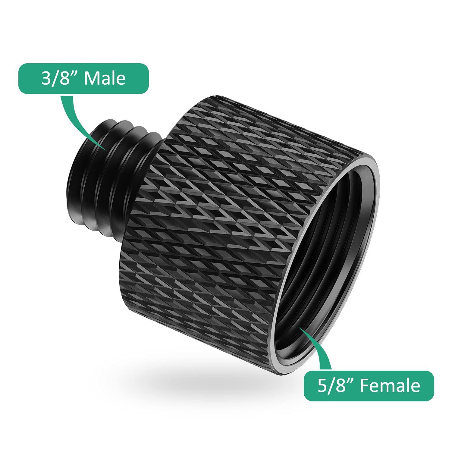Rigych 5/8 to 1/4 Adapter 8 Pcs Mic Stand Thread Screw Adapter 5/8 Female to 1/4 Male and 5/8 Female to 3/8 Male for Microphone Stand Mic Mount