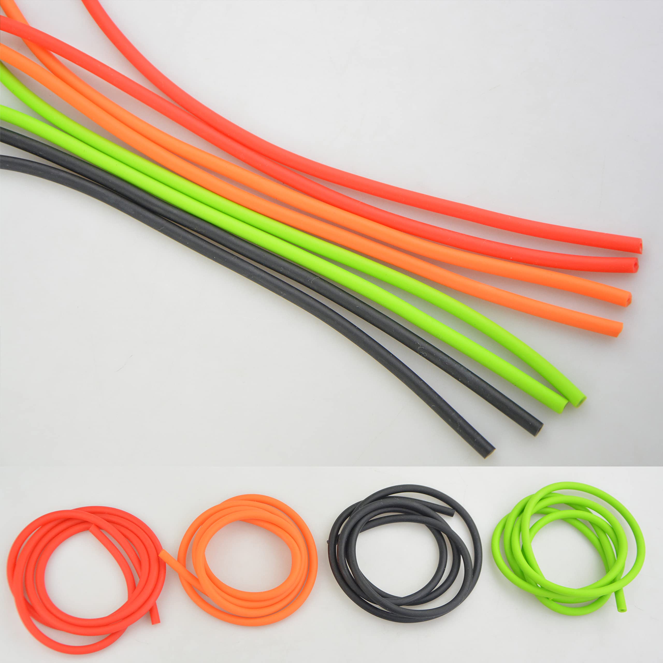 AMEYXGS 9.8ft Archery Peep Sight Tubing for Compound Bow Silicone Tube Pull Line Peep Sigh Replacement Tube Compound Bow Accessories