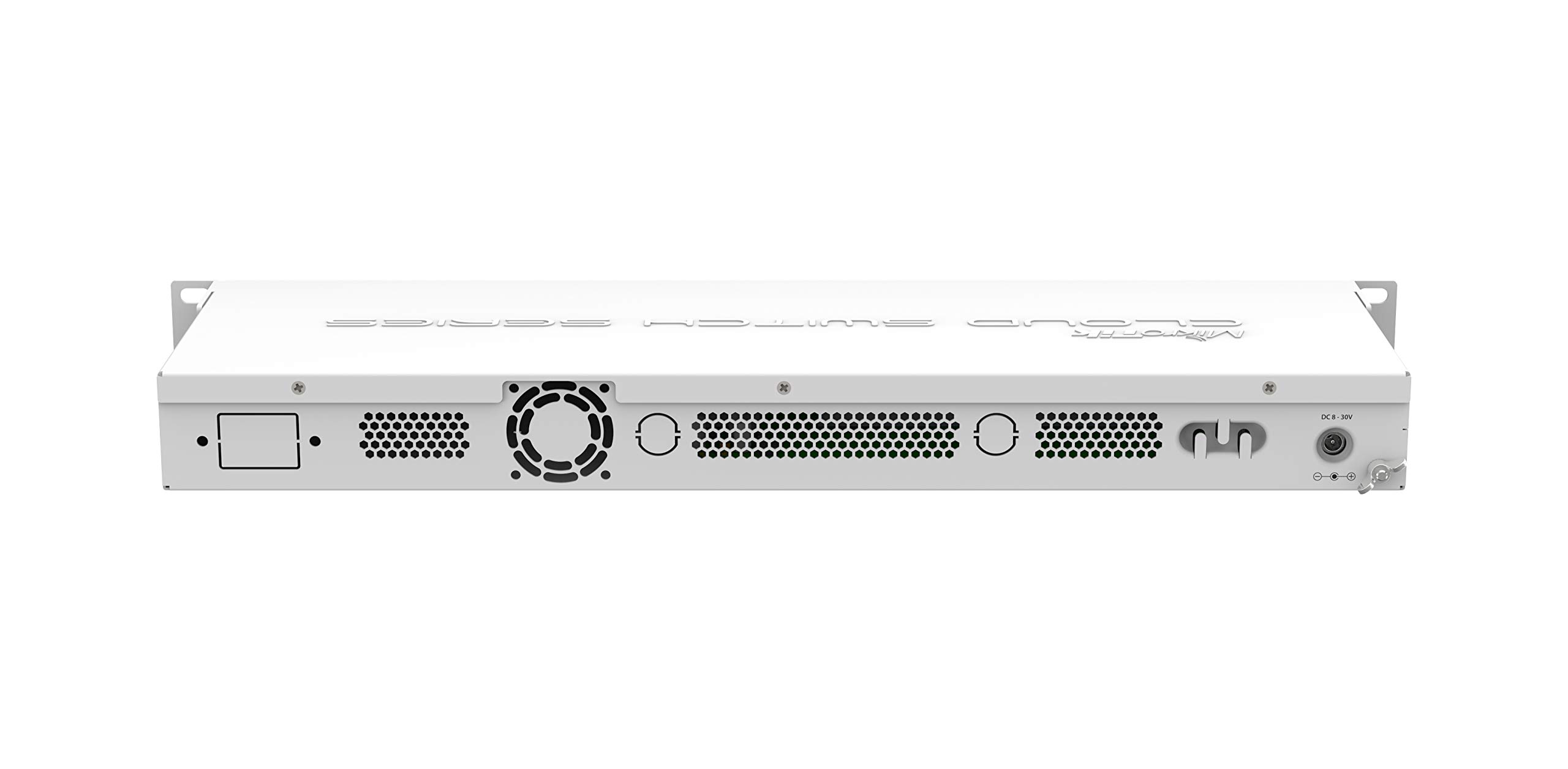 Mikrotik CSS326-24G-2S+RM Managed Gigabit Ethernet (10/100/1000) Supports Power Over Ethernet (PoE) 1U Network Switch, White