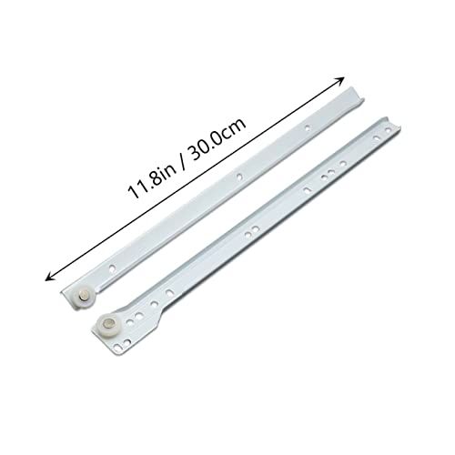 Ciieeo 2 Sets Drawer Slides Ball Bearings PC Keyboard Desk Tray Cabinet Drawer Bearing Slides Cabinet Slider Table Keyboard Slides Heavy Duty Slides Bearing Tray Slide Cupboard Slideshow
