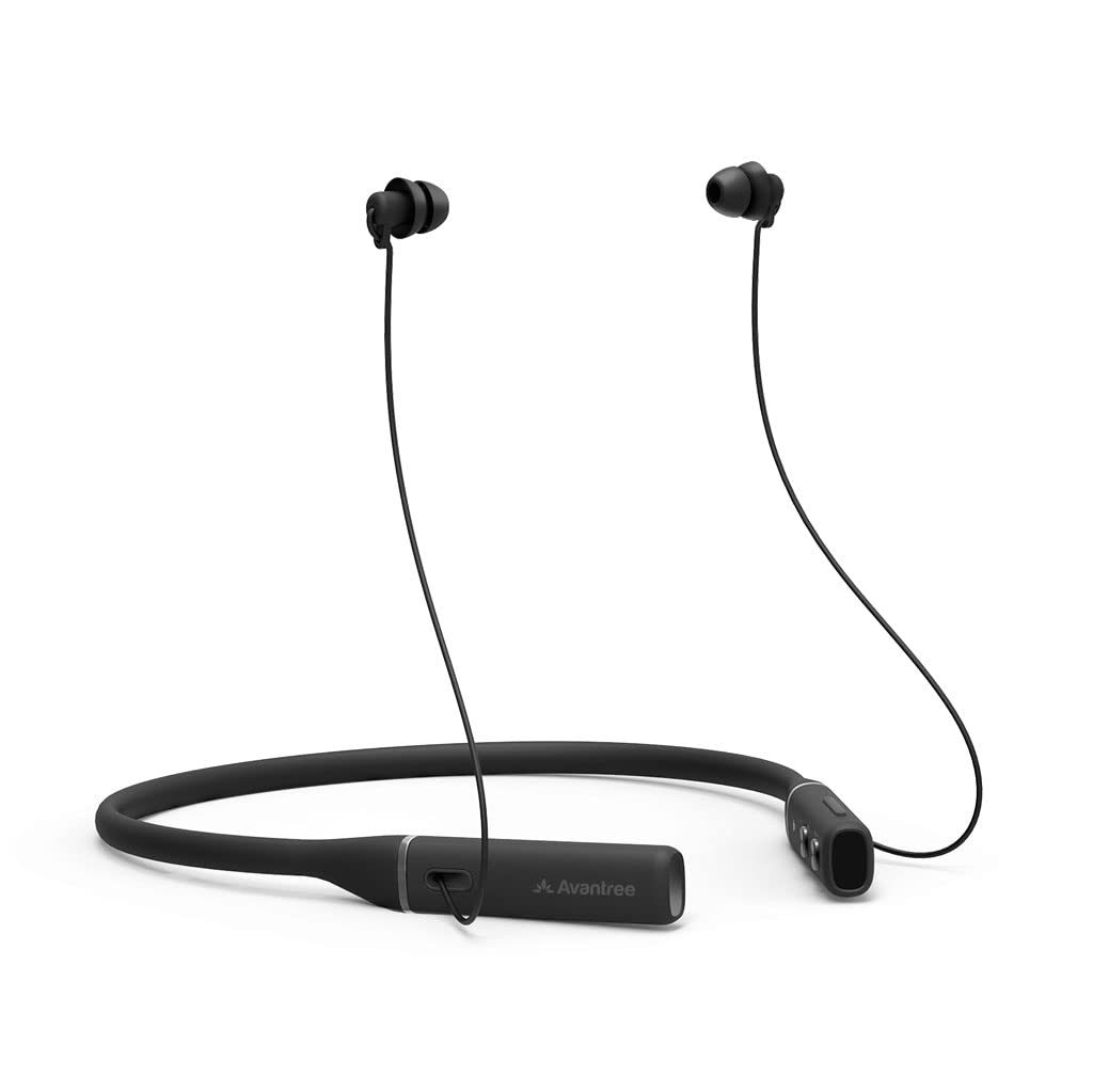 Avantree Repose – Wireless Earbuds for Sleeping with Small Eartips for Narrow Ear Canals and Side Sleepers, Works with an Transmitter for Watching TV, 18H Play Time, Soft & Lightweight Form