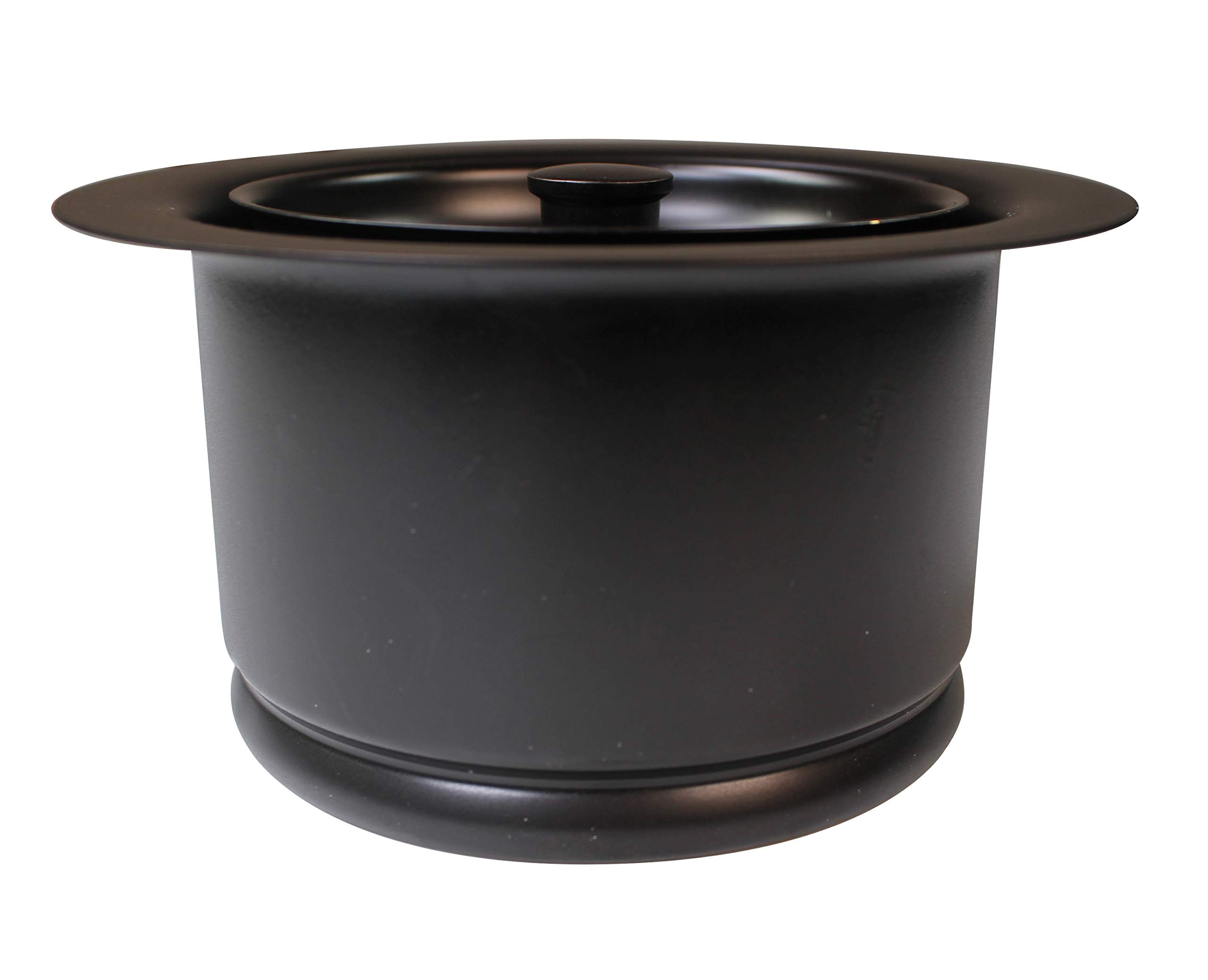Westbrass CO2196S-12 Combo Pack 3-1/2" Post Style Large Basket Extra-Deep Collar Kitchen Sink Waste Disposal Flange with Strainer Stopper, Oil Rubbed Bronze