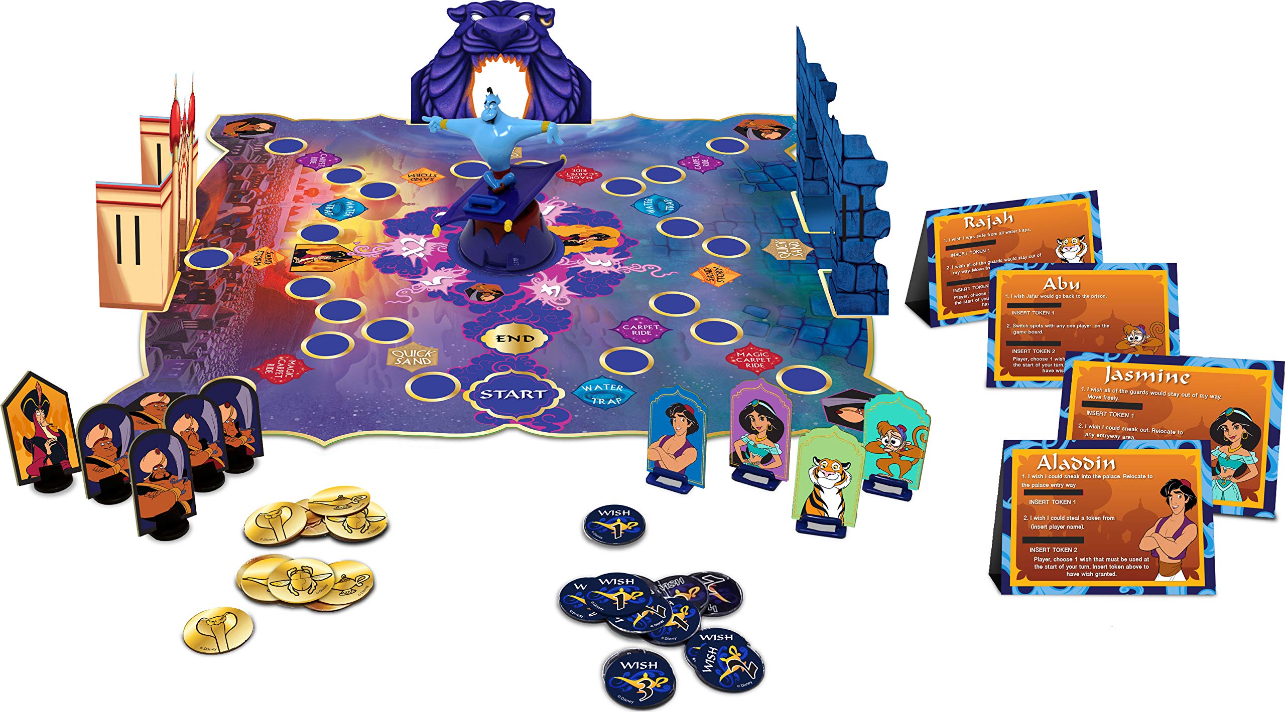Disney Aladdin Board Game, for Families and Kids Ages 4 and Up