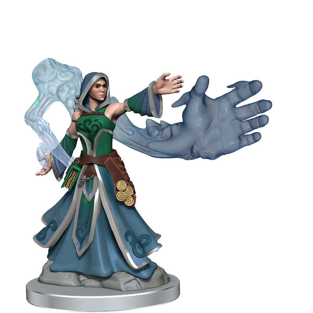 D&D Frameworks: Elf Wizard Female - Unpainted and Unassembled