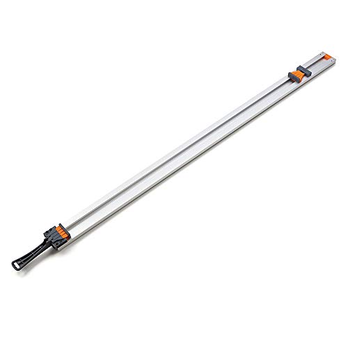 Bora 100β WTX Ruled Clamp Edge Saw Guide for Woodworking, Contractors, Carpenters and DIY, Guide for Circular Saws, 100 Inch Cutting Length, 545100